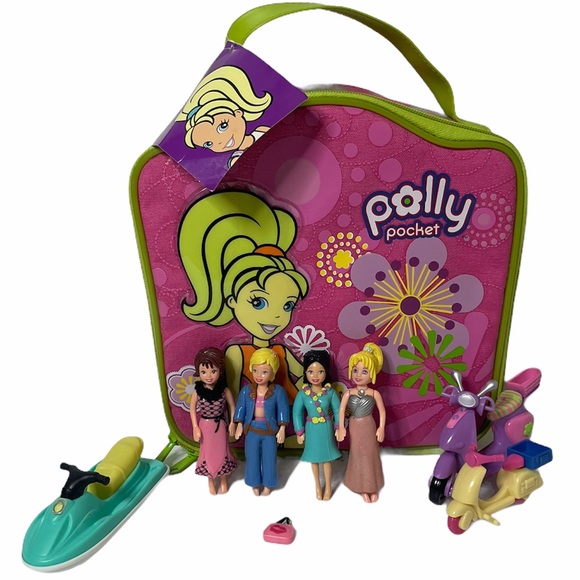 polly pocket | Toys | Vintage Polly Pocket Case Dolls Set | Poshmark